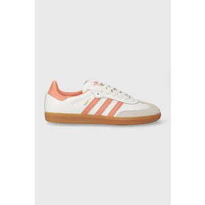 adidas Originals sneakersy skórzane Samba OG IG5932 kolor biały - GLAMI.pl