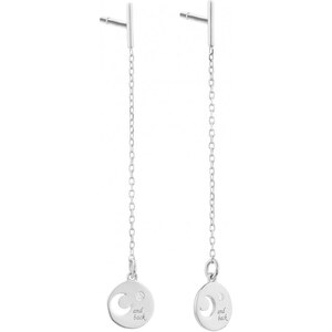 Firmowe damskie kolczyki, wkrętki marki SECRECY WOMEN E8244CDAWA900 ...