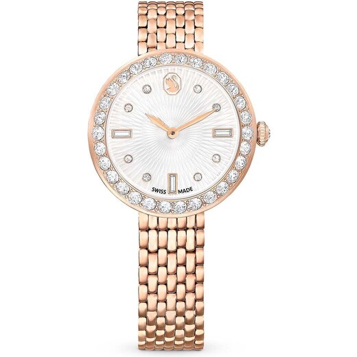 Swarovski zegarek CERTA damski kolor złoty - GLAMI.pl