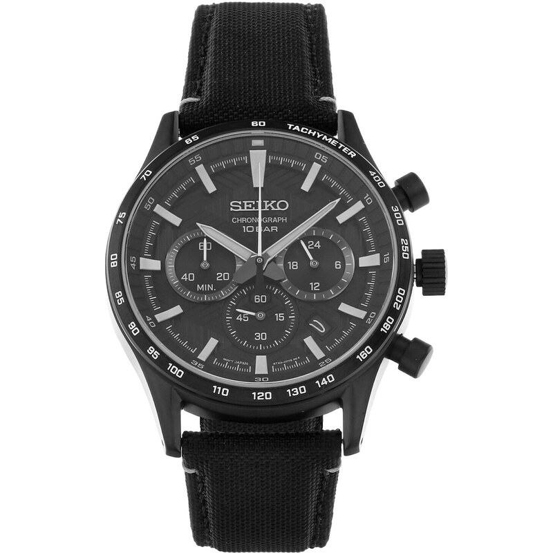 Zegarek Seiko Conceptual Chronograph SSB417P1 Black/Black - GLAMI.pl