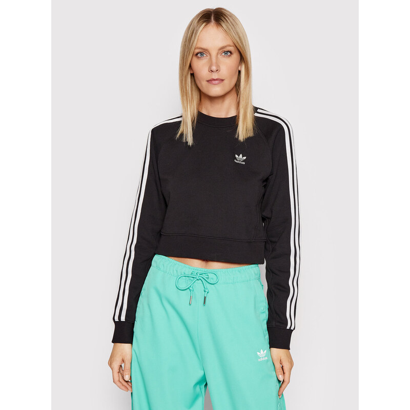 adidas Bluza adicolor Classics High Shine HF7530 Czarny Regular Fit ...
