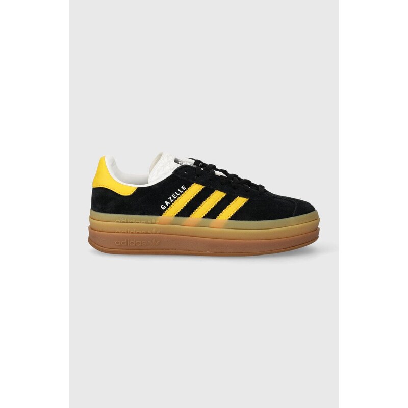 adidas Originals sneakersy zamszowe Gazelle Bold W kolor czarny IE0422 ...