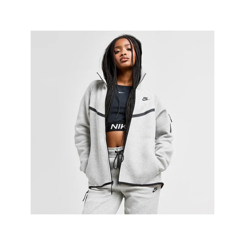 Nike Bluza Rozpinana Z Kapturem W Nsw Tch Flc Wr 2 Damskie Ubrania ...